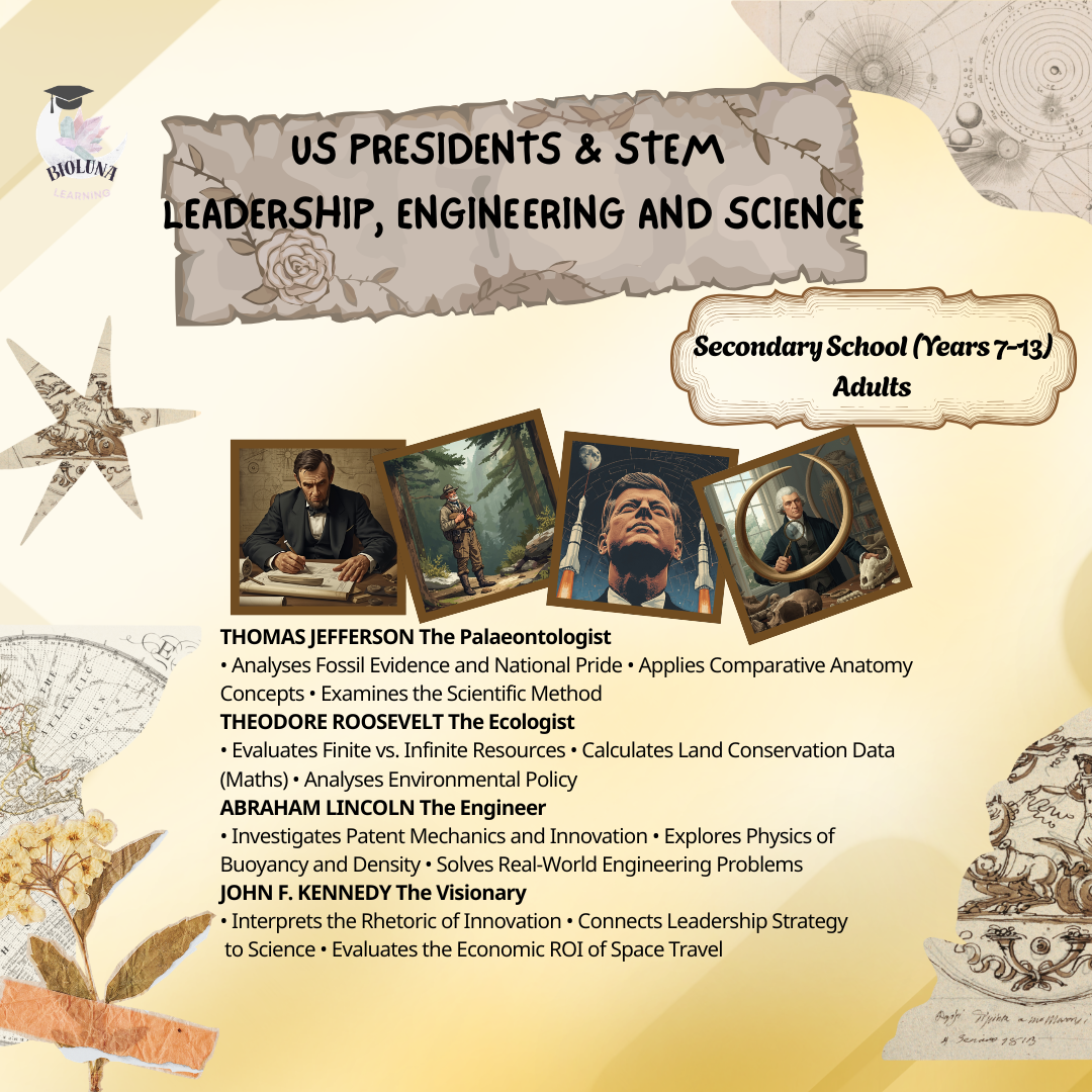 UK VERSION US Presidents & STEM Leadership - material didáctico de las ...