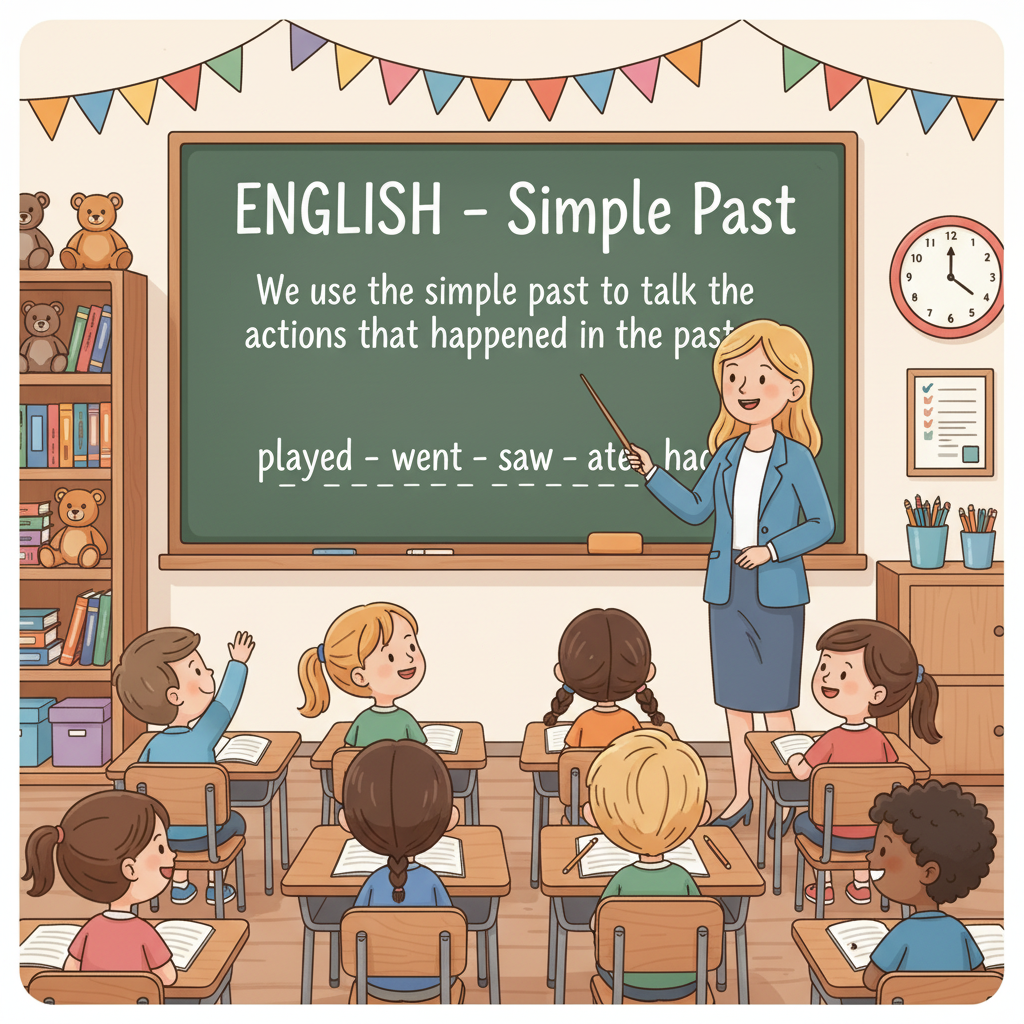 Simple Past unregelmäßige Verben – Unterrichtsmaterial im Fach Englisch
