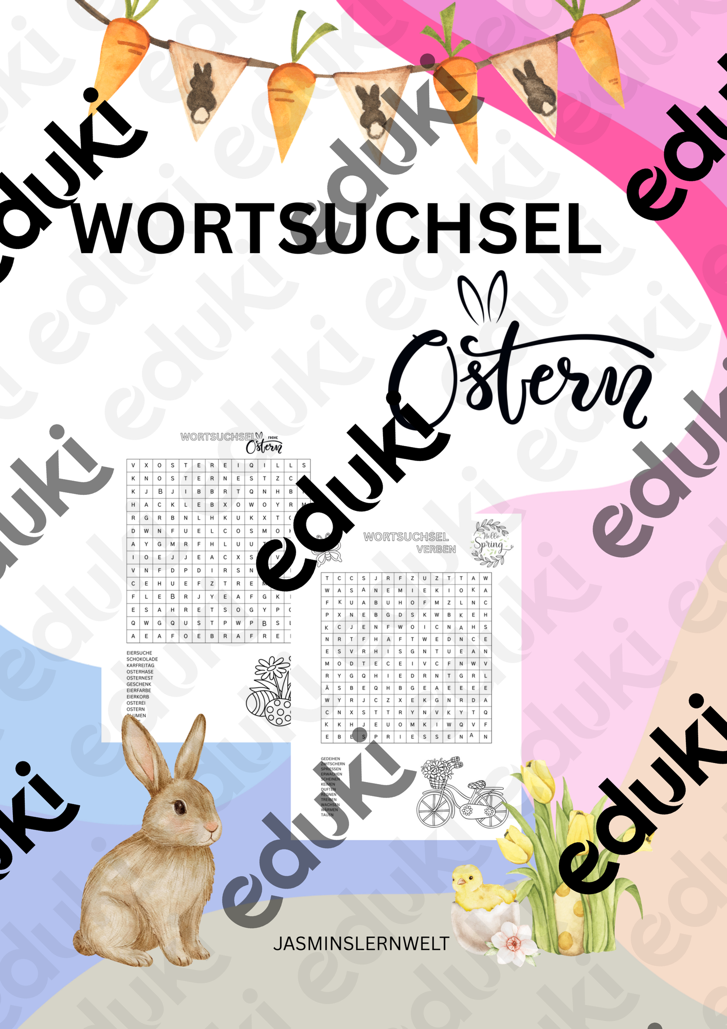 Wortsuchsel Ostern + Frühling – Unterrichtsmaterial im Fach Deutsch