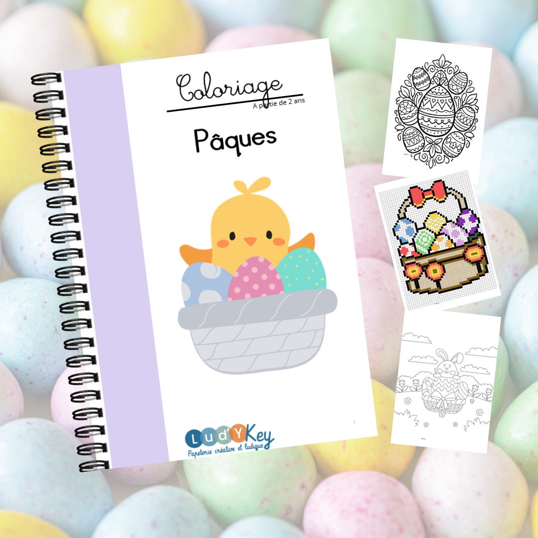 Coloriages Pâques 50 pages + Pixel Art - Ressource pédagogique pour ton ...