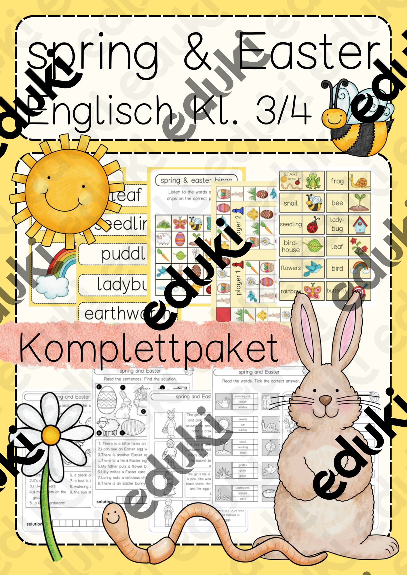 Easter and spring Englisch Klasse 3 & 4 Komplettpaket ...