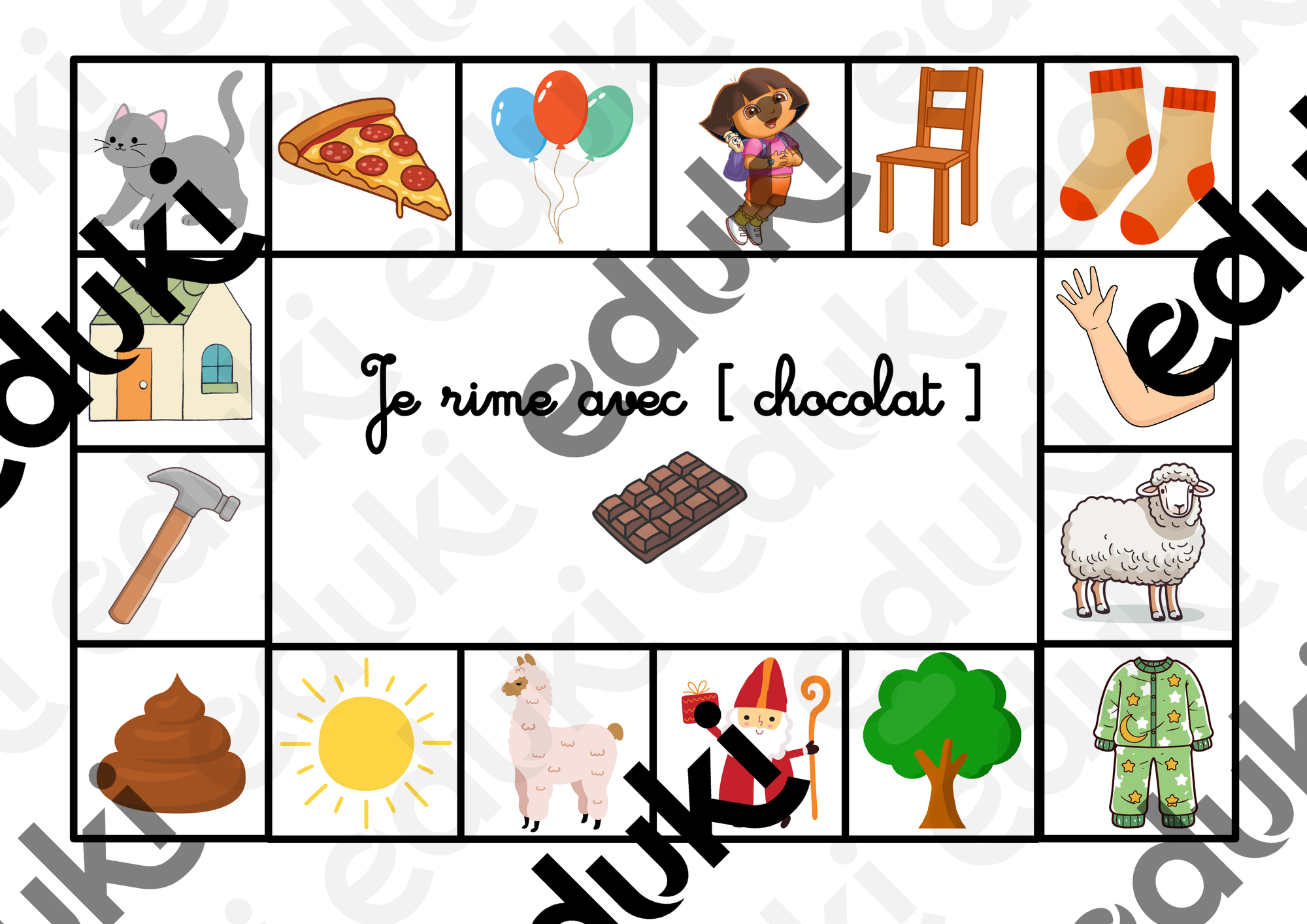 Fiches rimes niveau 2 et niveau 3 - Ressource pédagogique pour ton ...