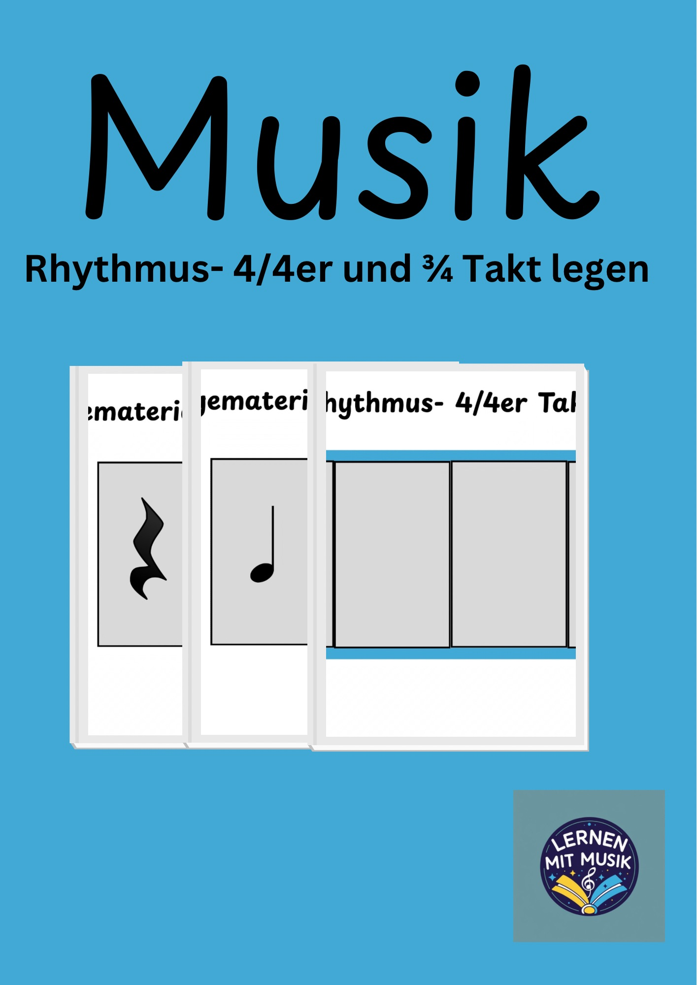 Rhythmus - Takte legen im Vierviertel- und Dreivierteltakt ...