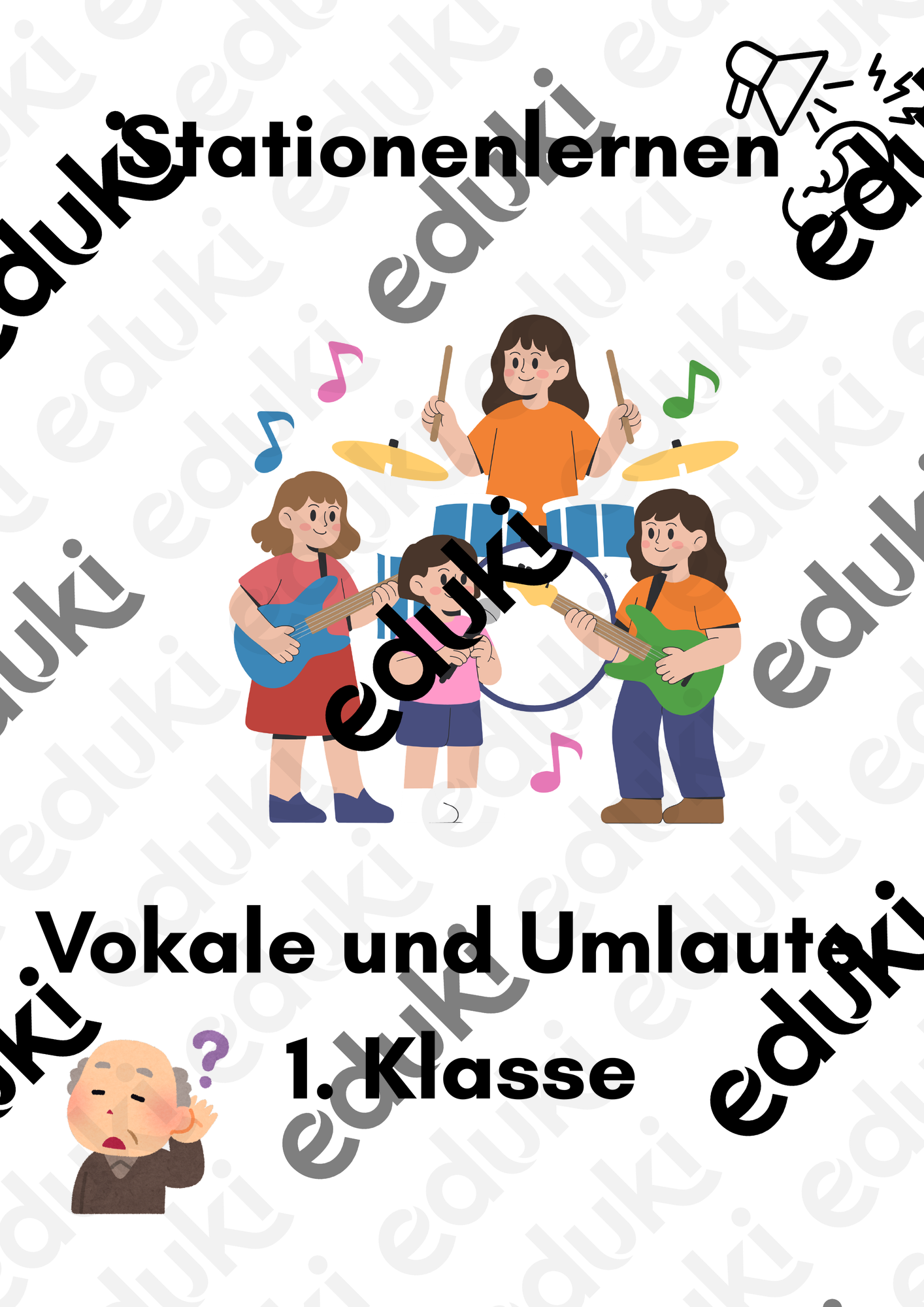 Stationenlernen Vokale und Umlaute 1. Klasse – Unterrichtsmaterial im ...