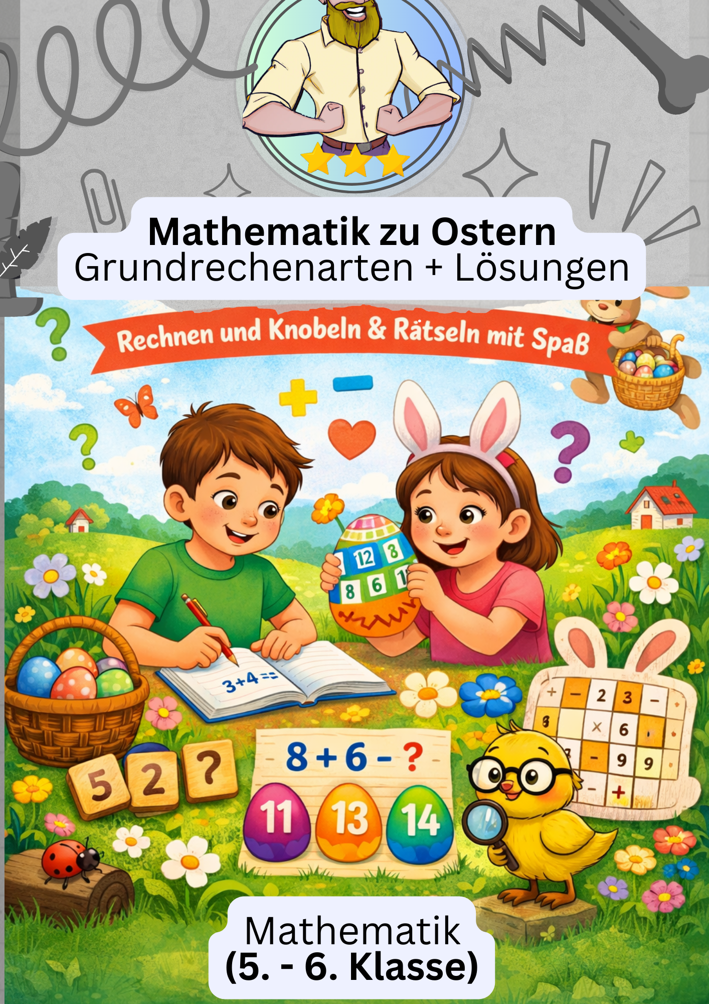 Mathe zu Ostern – Rechnen und Knobeln & Rätseln mit Spaß (Arbeitsblatt ...