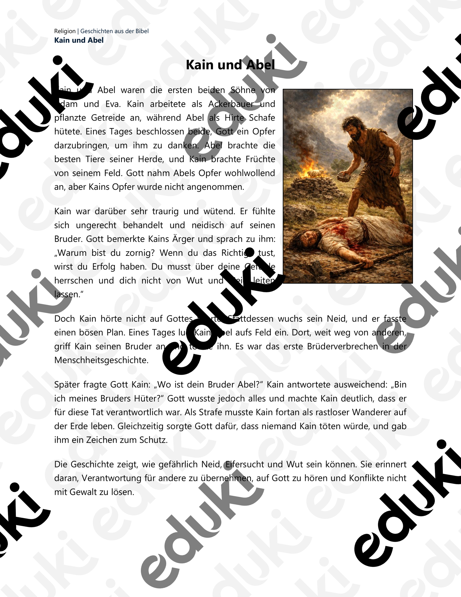 Vater Von Kain Und Abel