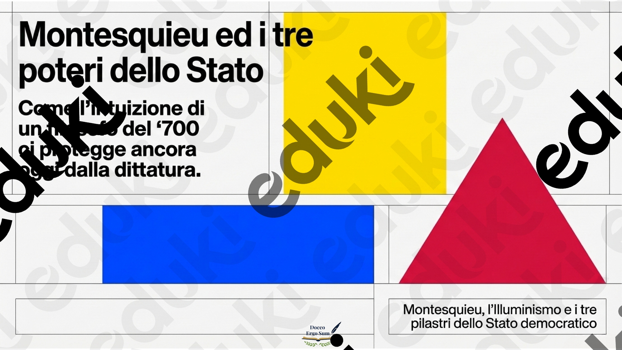 Montesquieu ed i tre poteri dello Stato - Materiale didattico per le ...