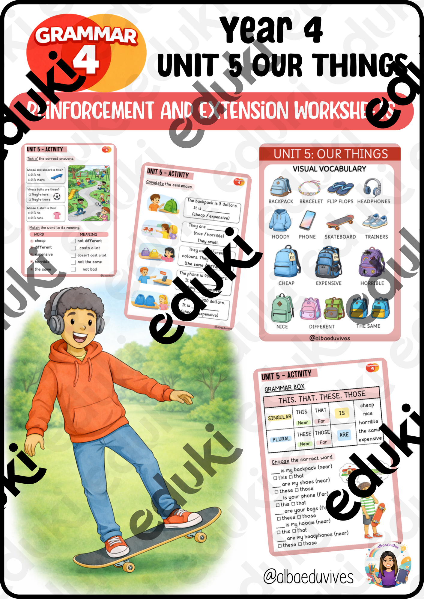 Grammar 4 (Unit 5: Our things) - material de la siguiente asignatura ...