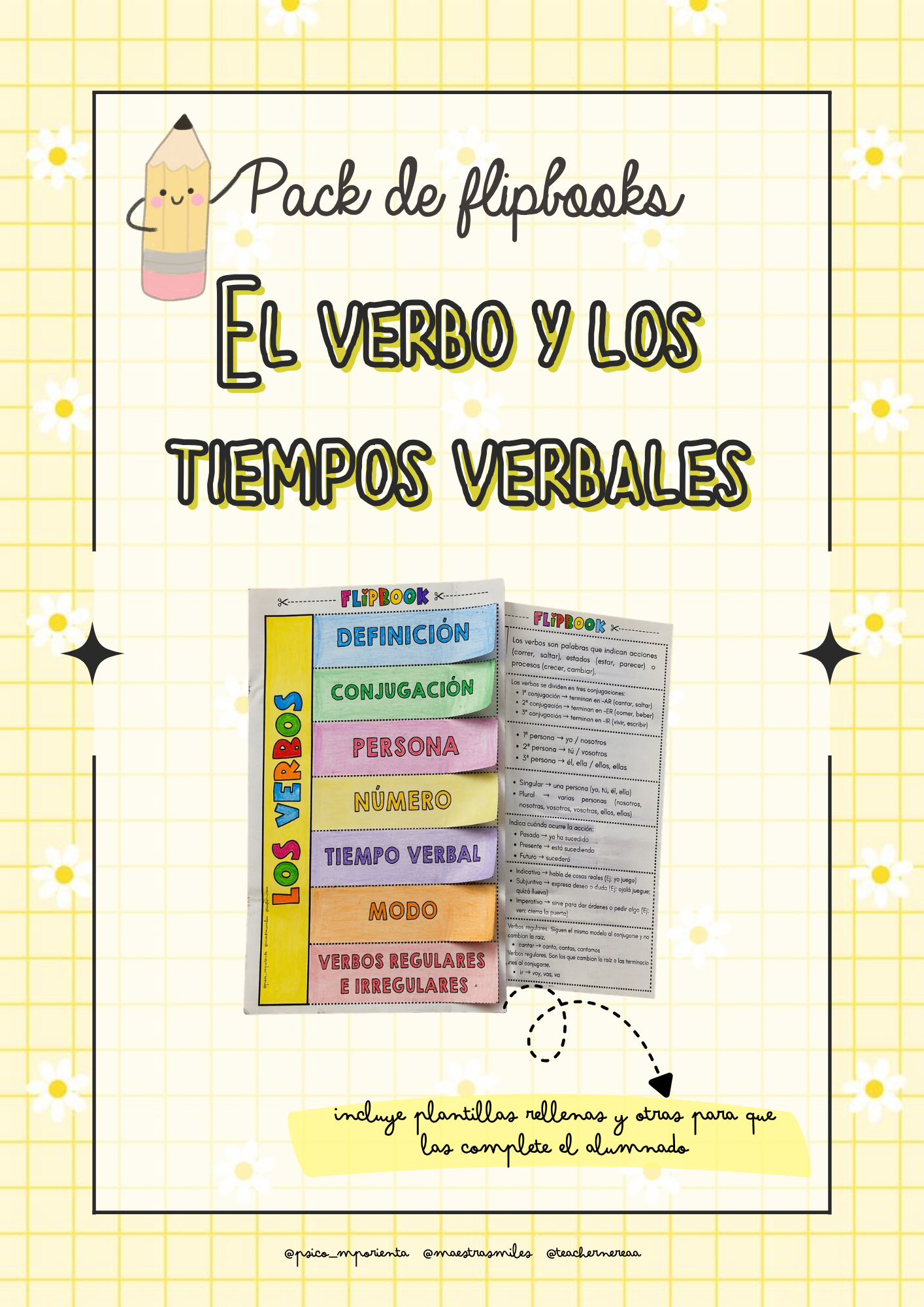Flipbooks tiempos verbales - material de la siguiente asignatura Lengua ...
