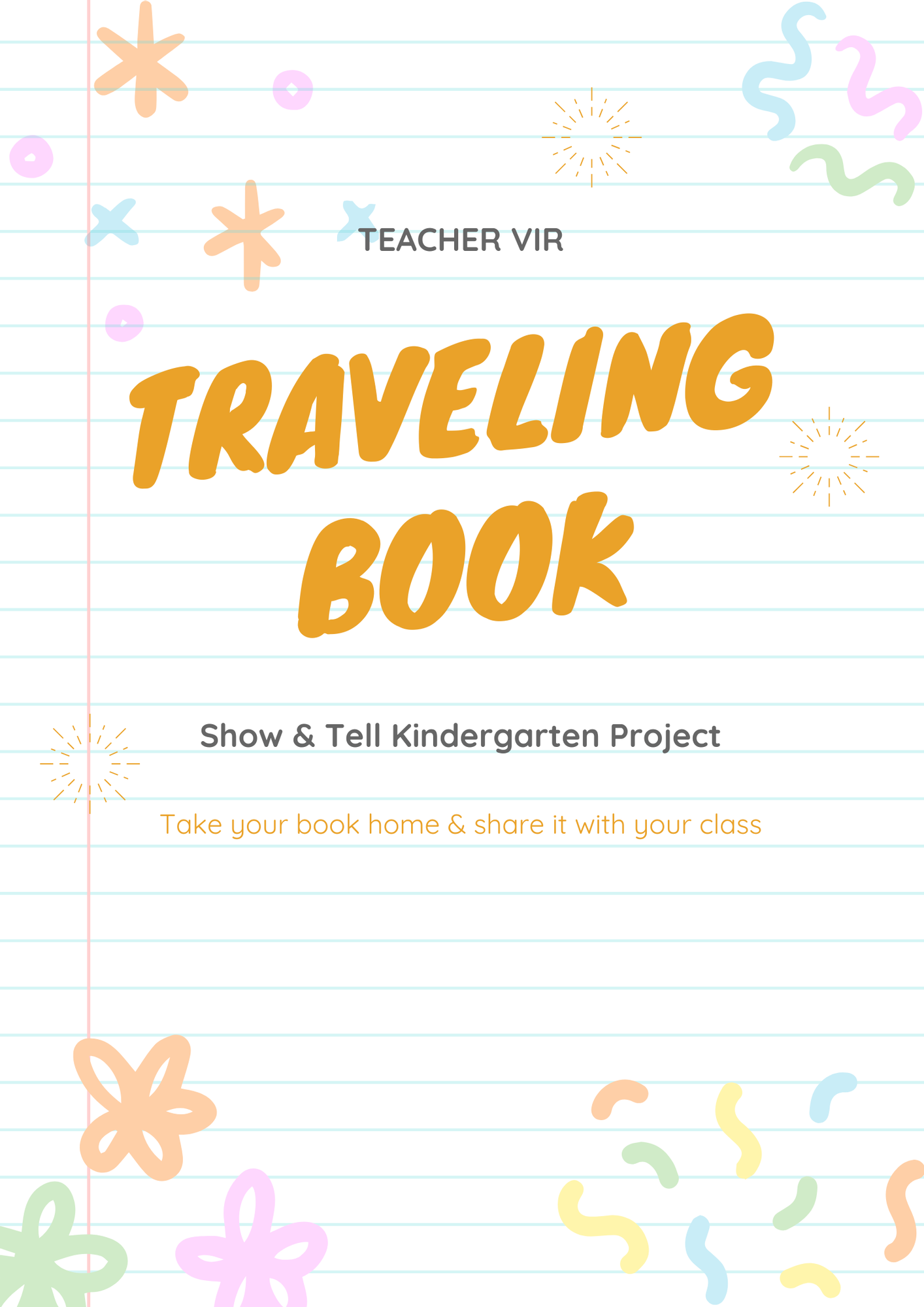 Traveling Book: Take-Home Crafts for Kindergarten - material de la ...