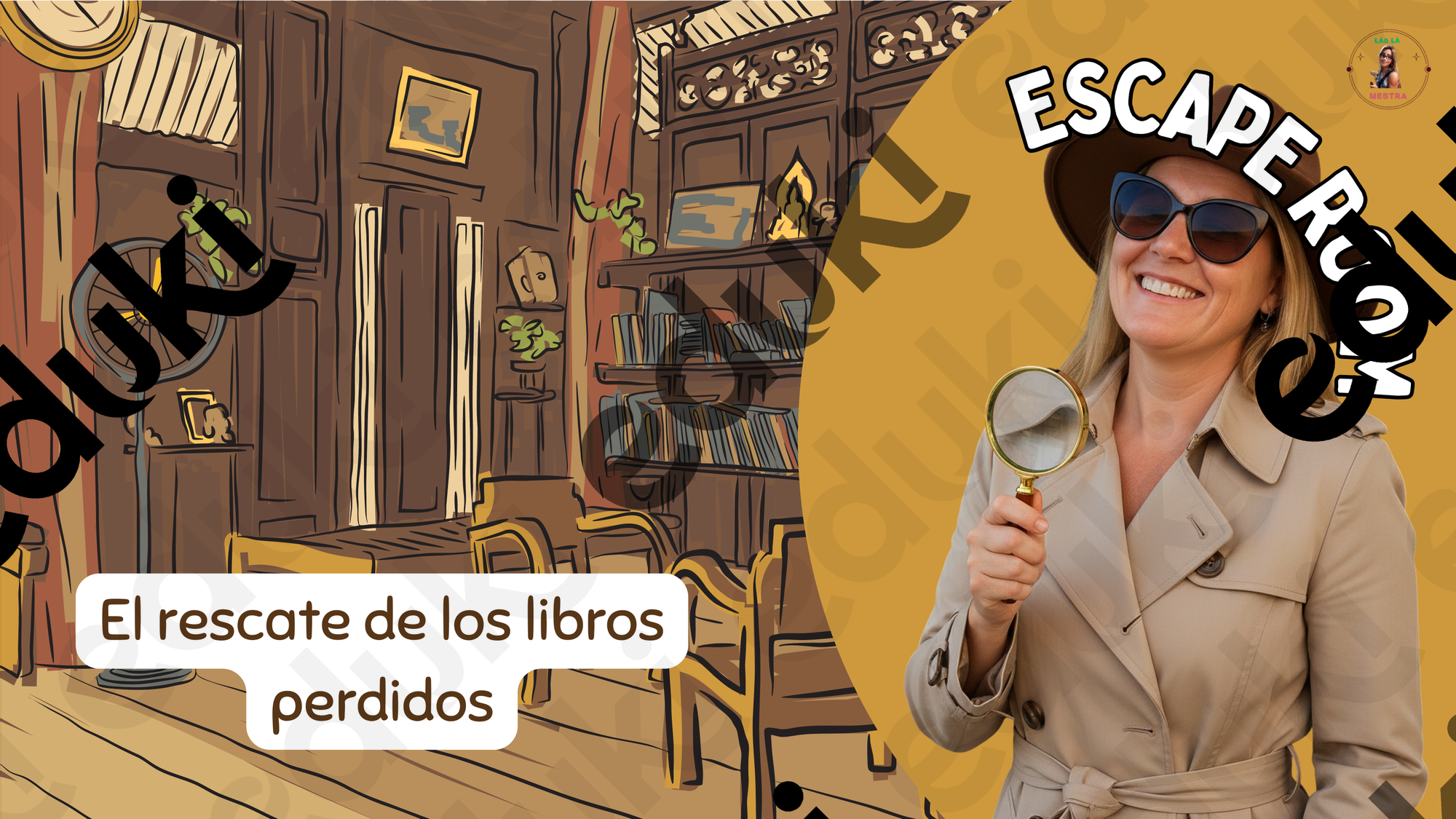 ESCAPE ROOM: EL SECRETO DE LOS LIBROS PERDIDOS, DIA DEL LIBRO ...