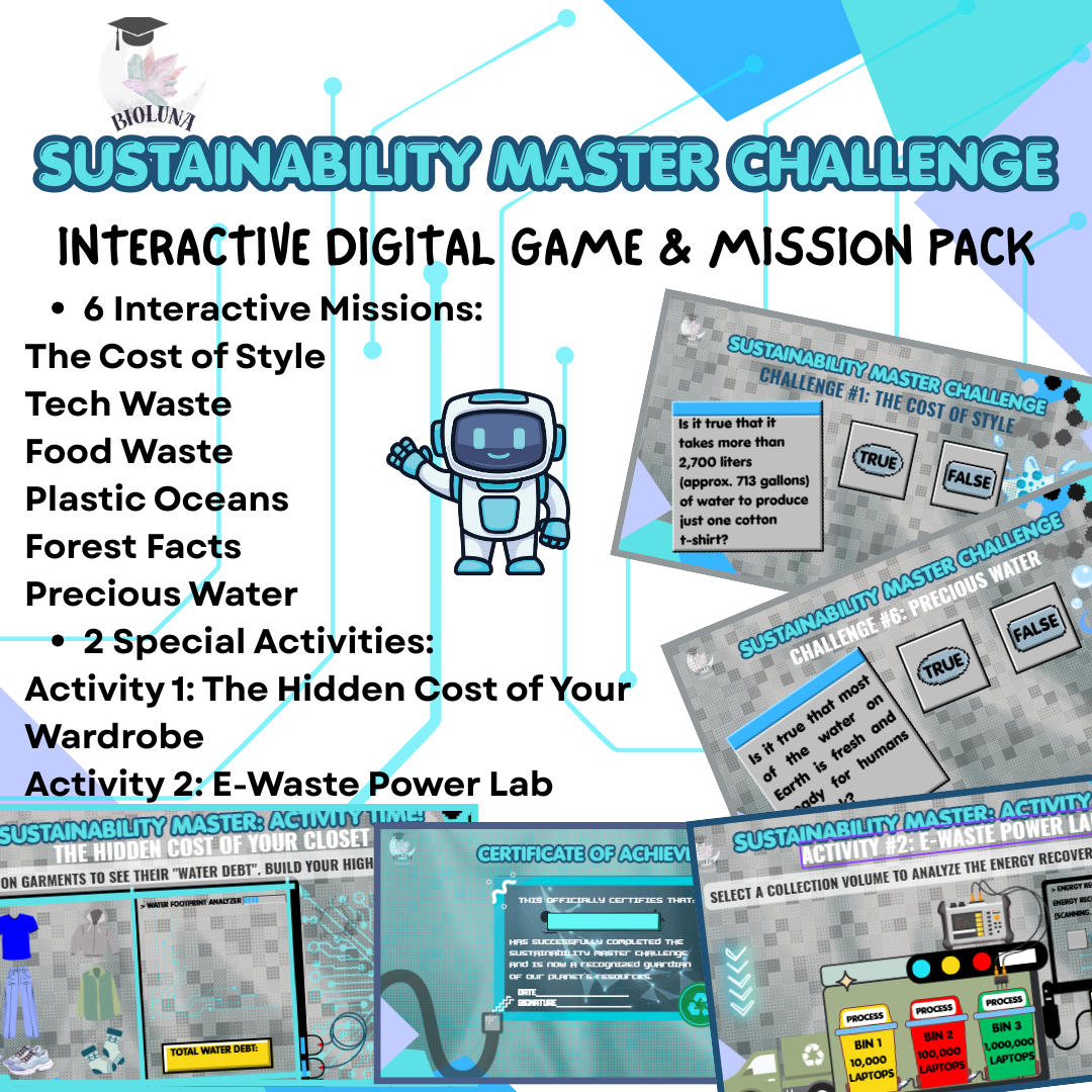 Sustainability Activities Secondary | Earth Day STEM Project - material ...