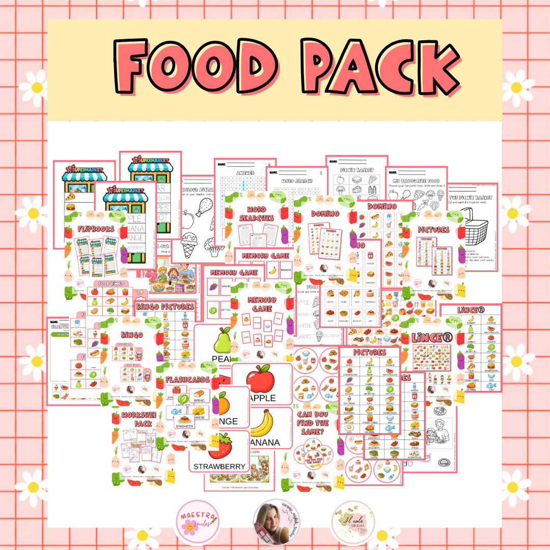FOOD PACK - material de la siguiente asignatura Inglés / English