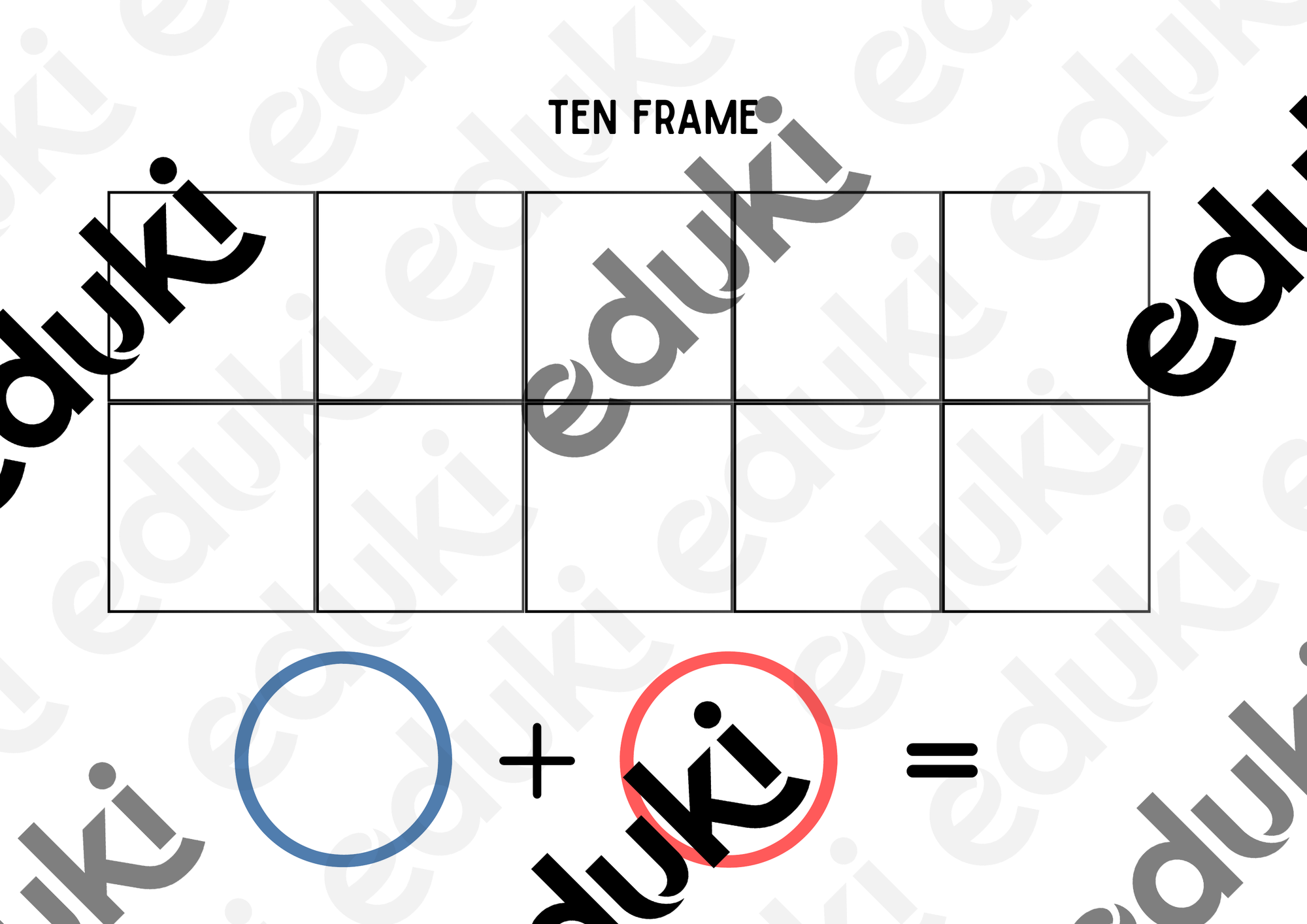 TEN FRAME - Materiale didattico per la materia Matematica