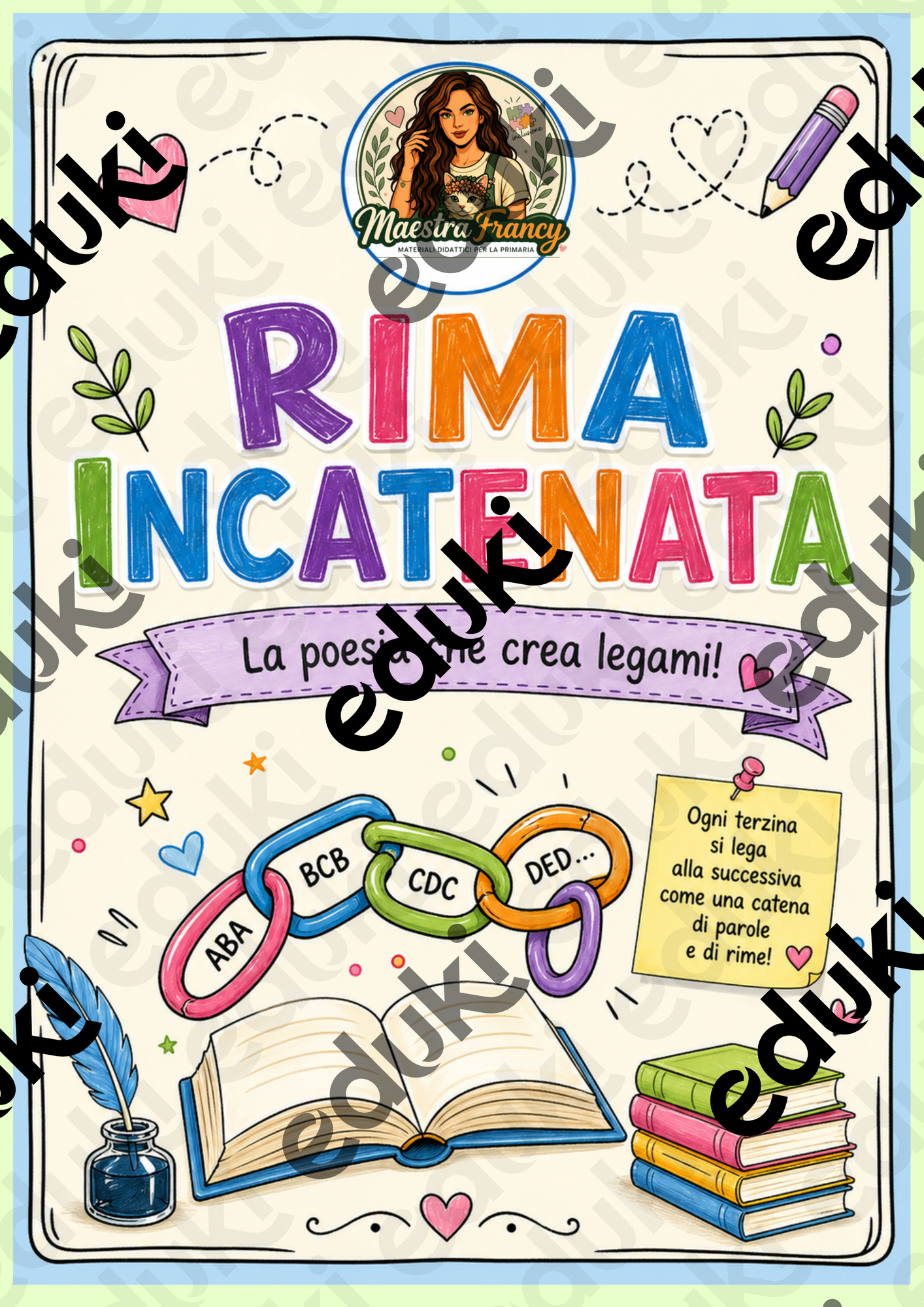 Rima incatenata - Materiale didattico per la materia Italiano