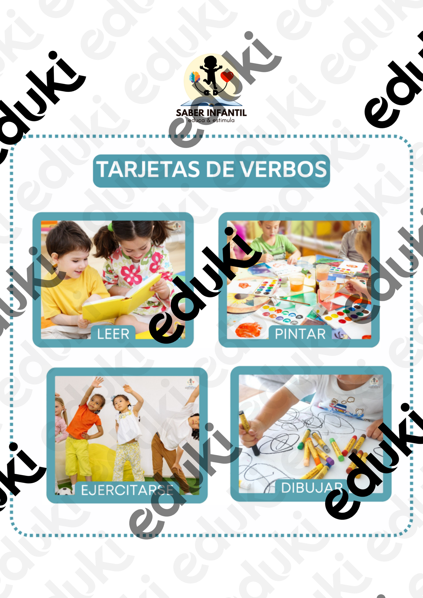TARJETAS DE VERBOS - material de la siguiente asignatura Lengua y ...