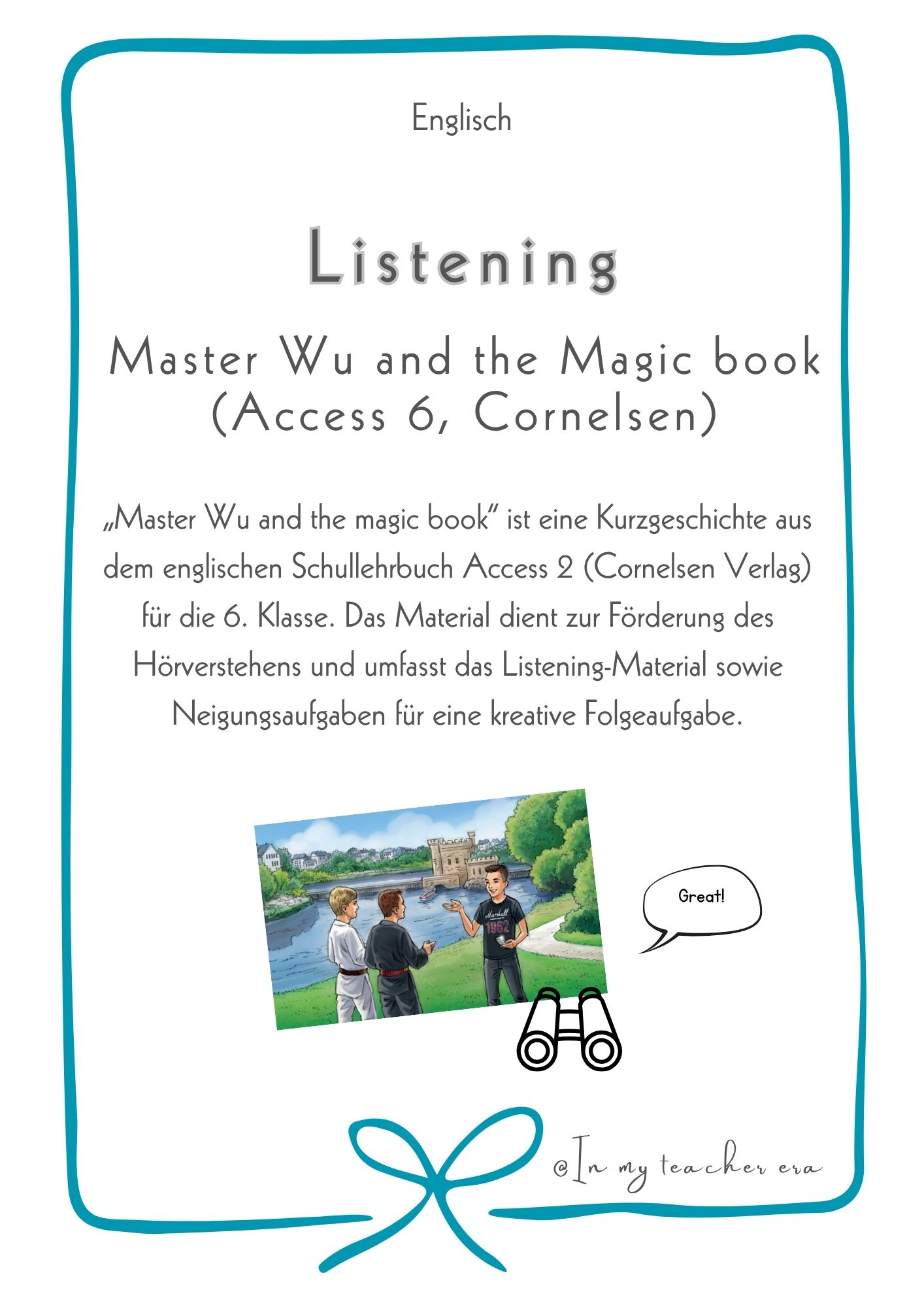 Listening/Hörverstehen: Master Wu and the magic Book ...