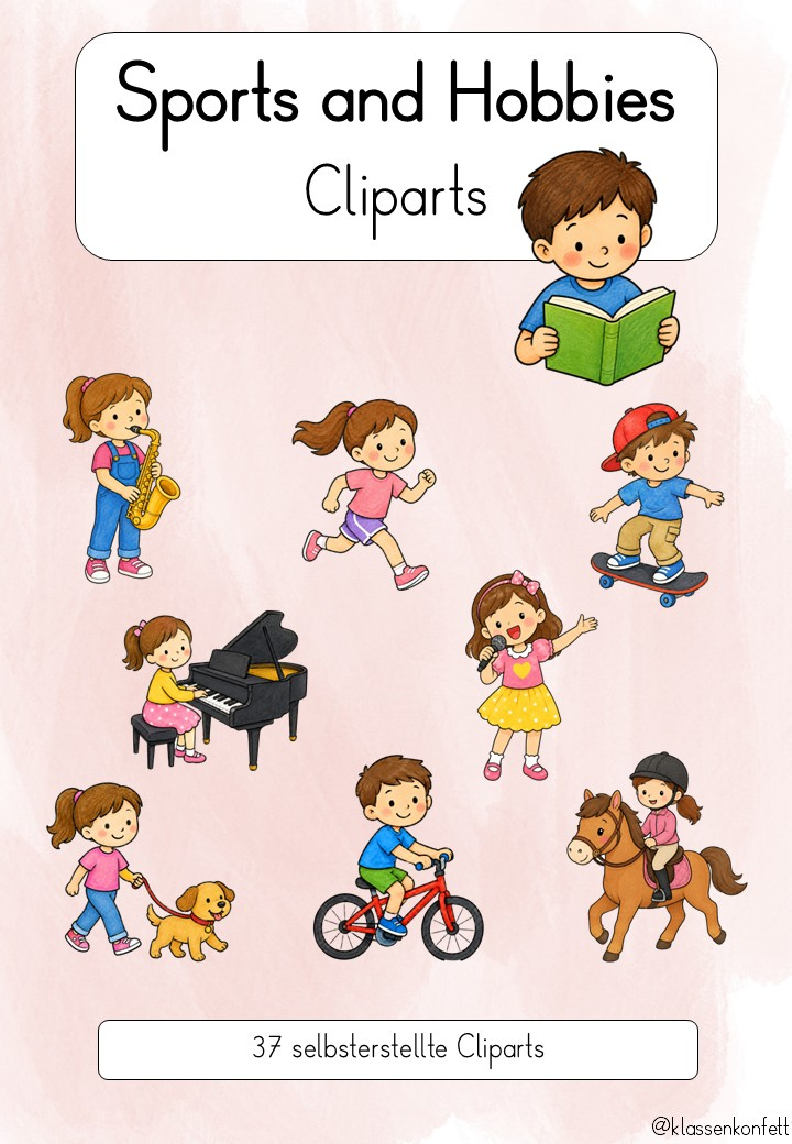 Hobbys und Sportarten Cliparts - Hobbies and Sports Cliparts ...