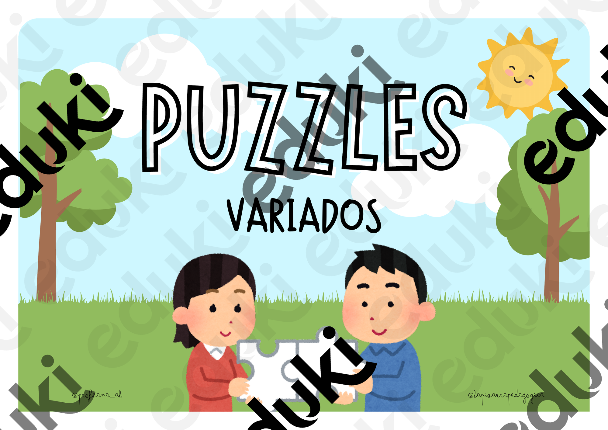 Pack de puzzles educativos - material de la siguiente asignatura ...