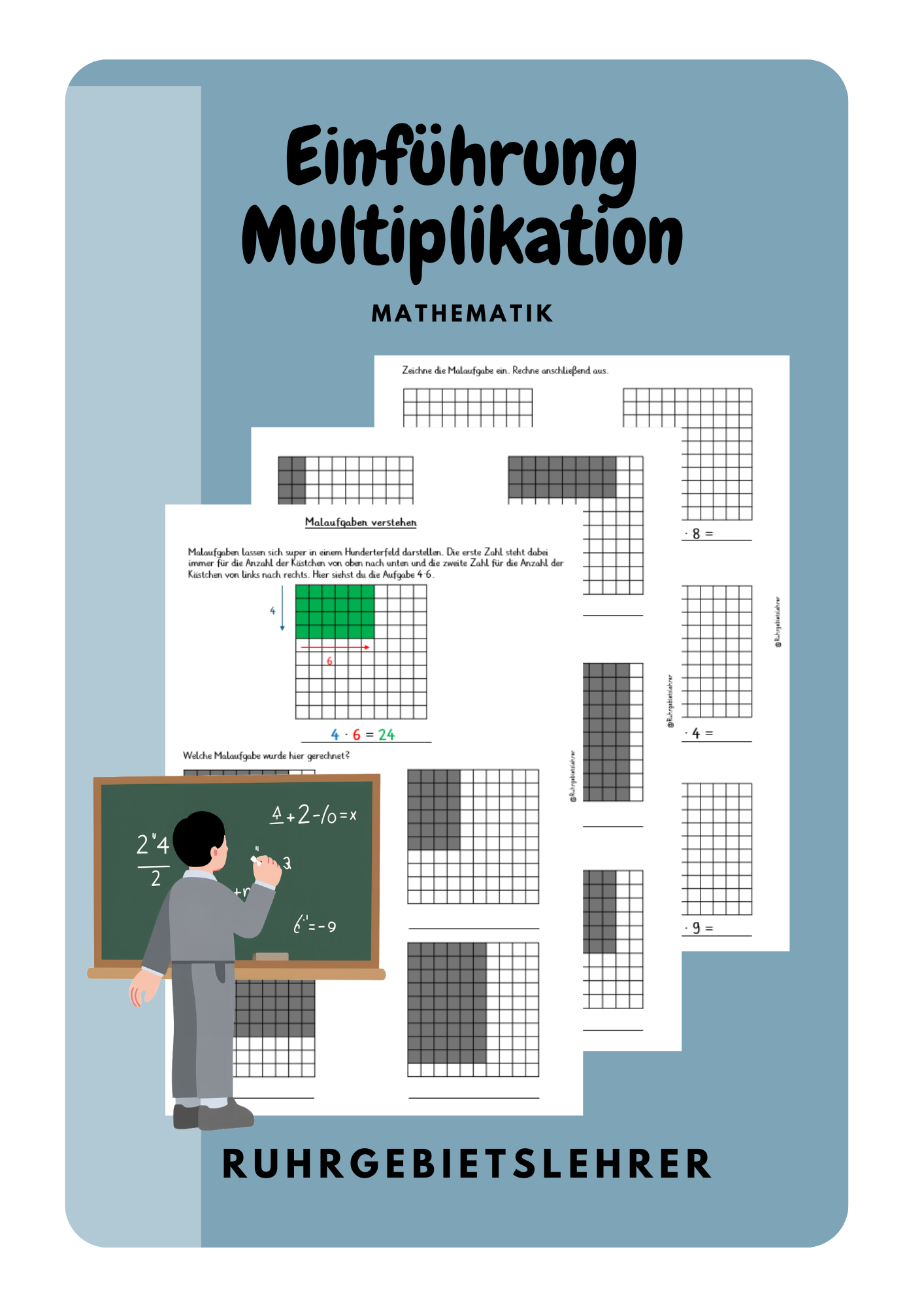 Einführung Multiplikation Malaufgaben verstehen – Unterrichtsmaterial ...