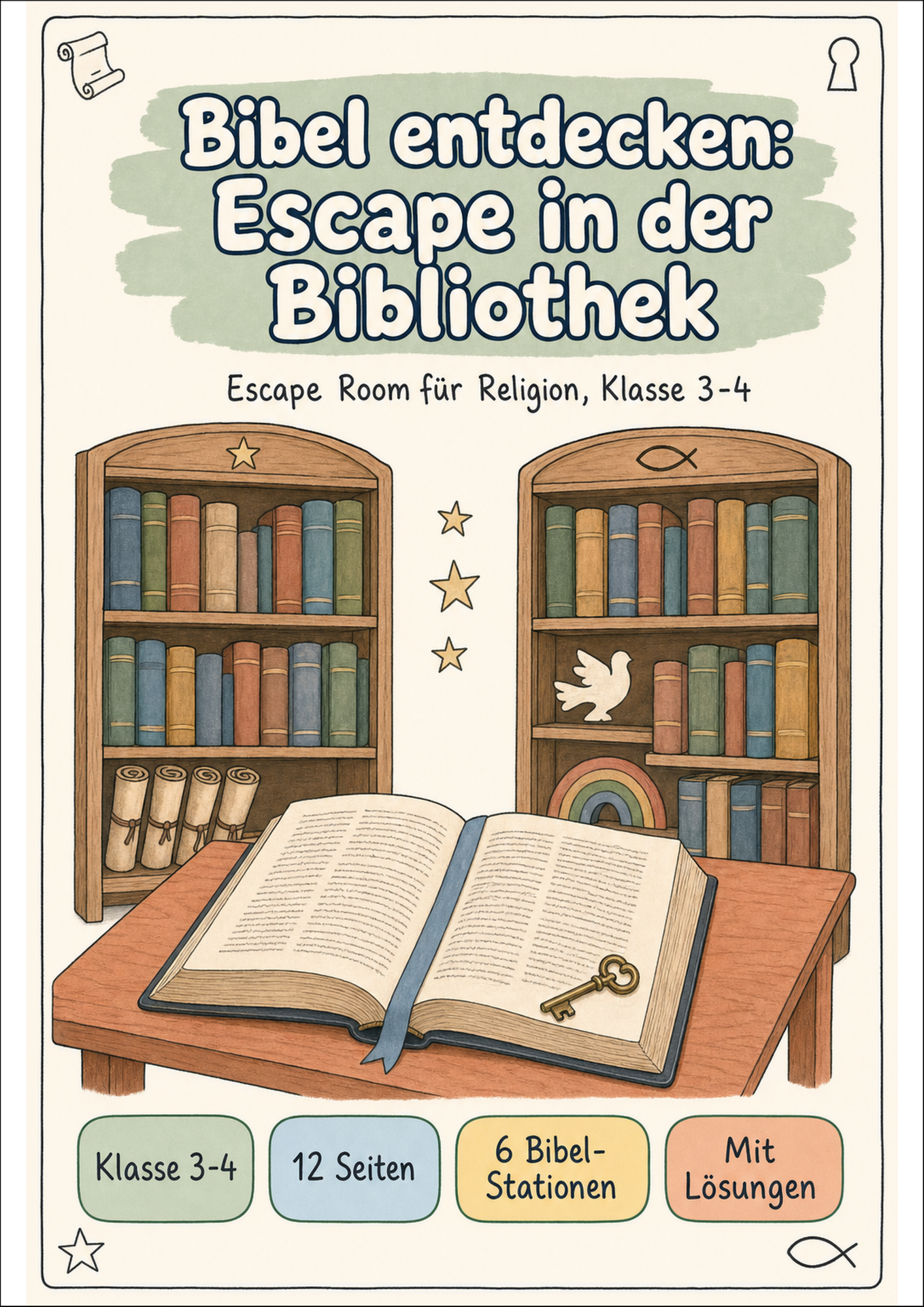 Bibel Klasse 3-4: Escape Room Religion – Unterrichtsmaterial im Fach ...