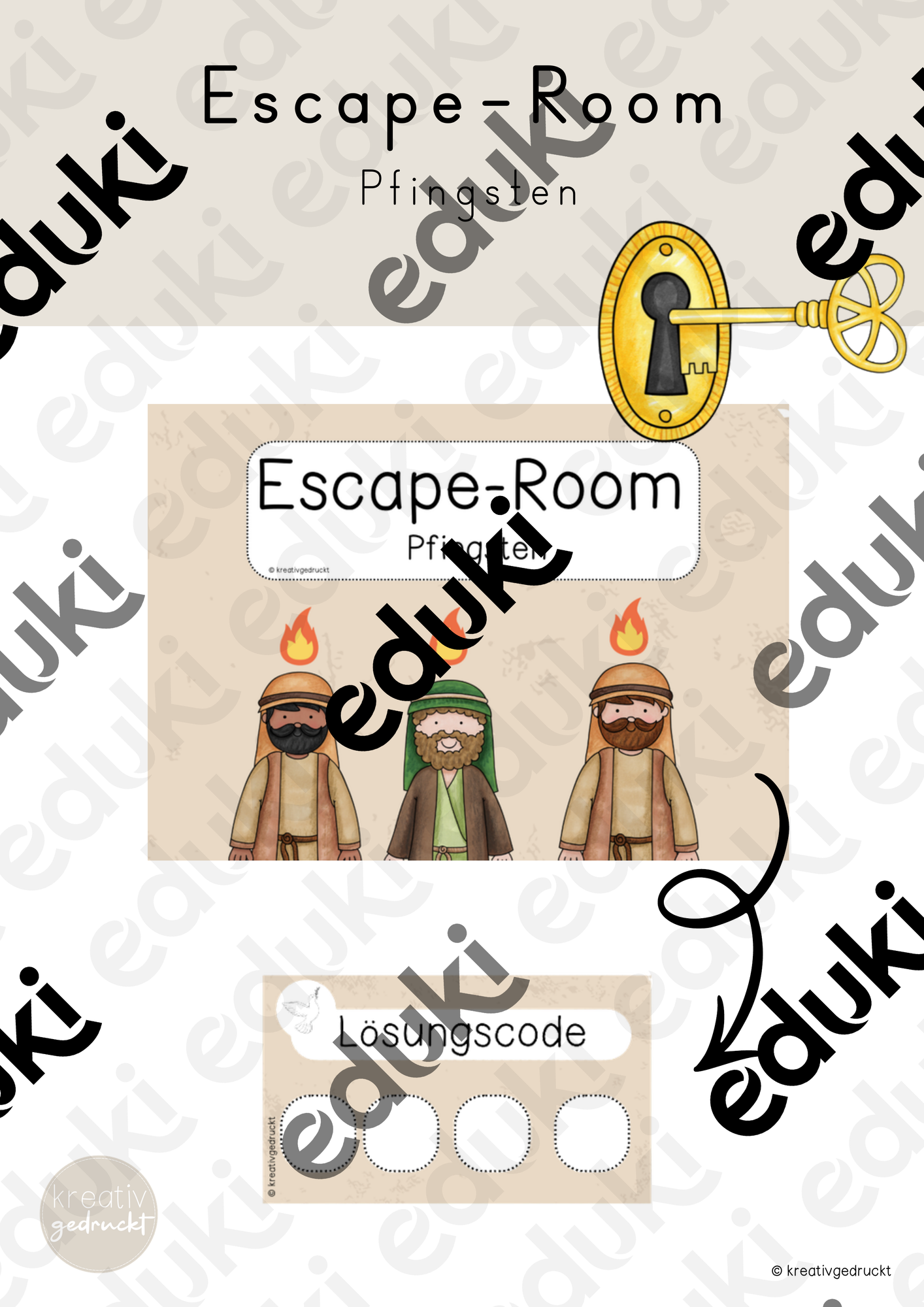 Escape-Room - Pfingsten – Unterrichtsmaterial im Fach Religion