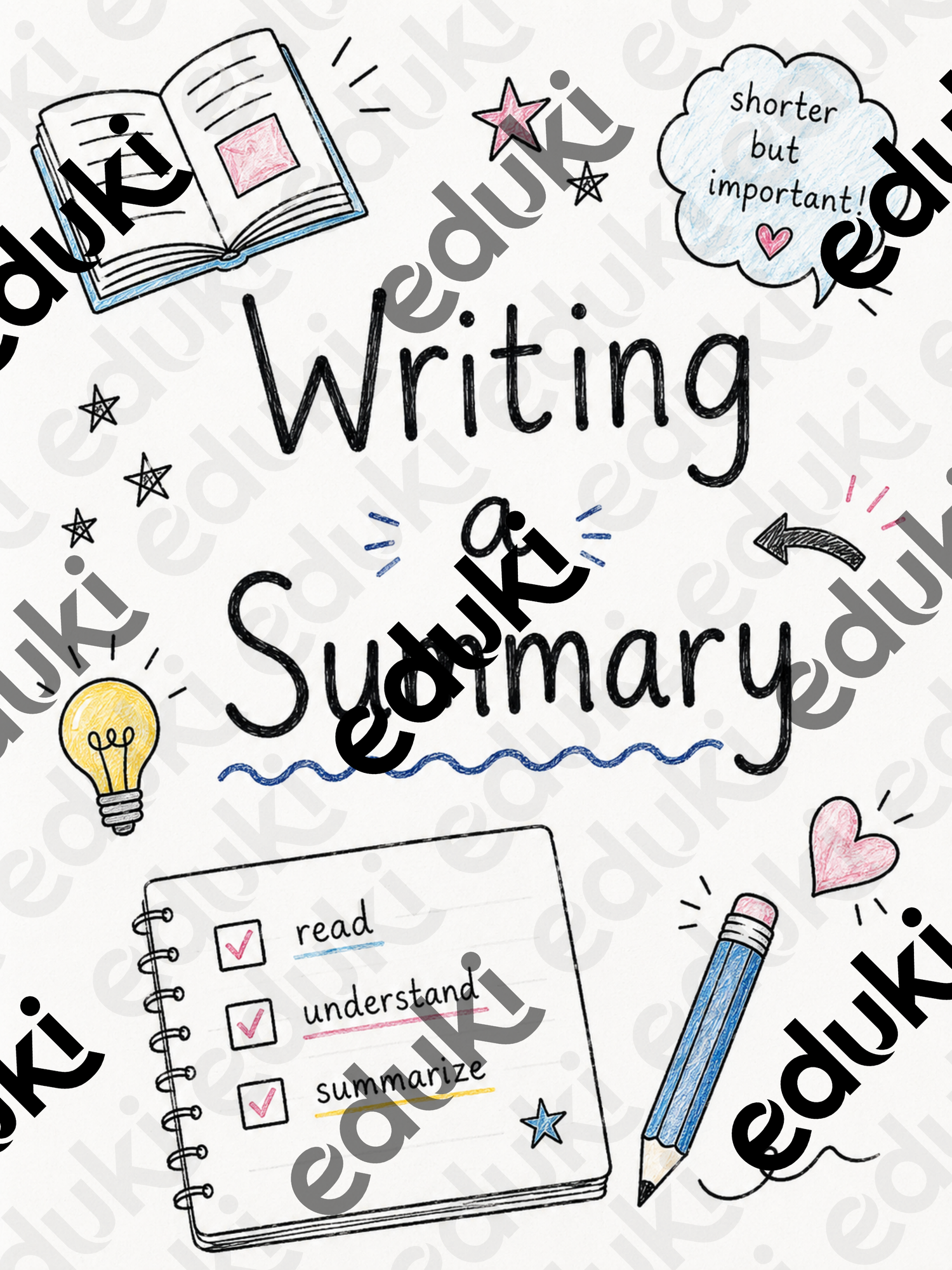 Summary Writing Merkblatt und Übungsblatt – Unterrichtsmaterial im Fach ...