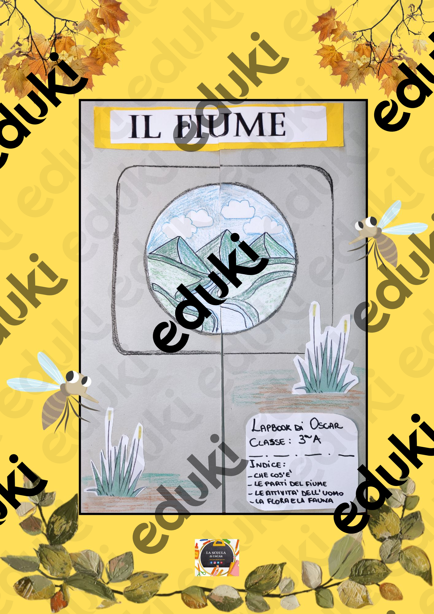 LAPBOOK IL FIUME – – GLI AMBIENTI – CLASSE 3° PRIMARIA - - Materiale ...