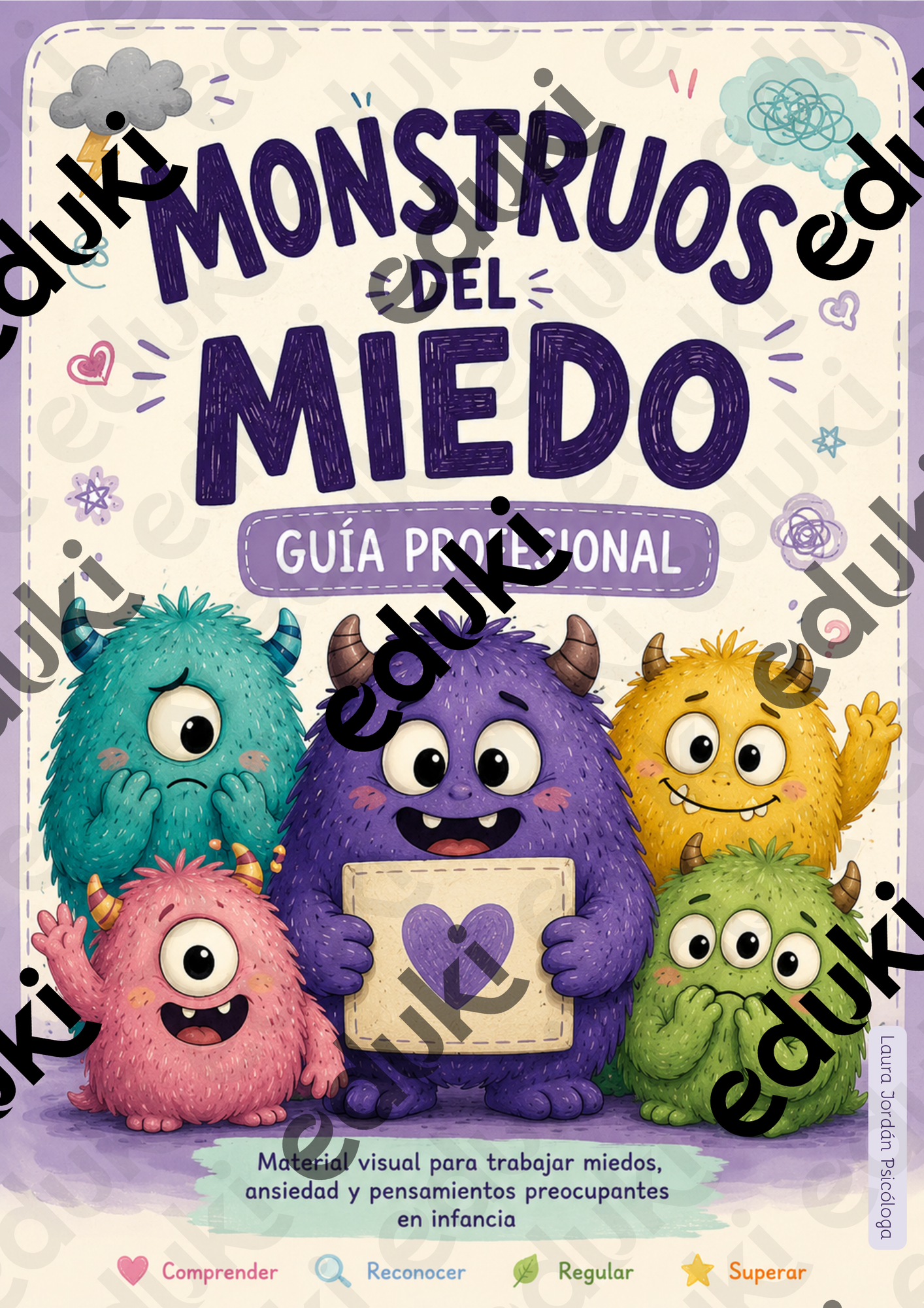 Guía monstruos del miedo por Laura Jordán Psicóloga - material de la ...
