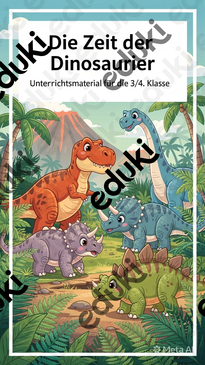 Die Zeit der Dinosaurier – Unterrichtsmaterial im Fach Sachunterricht