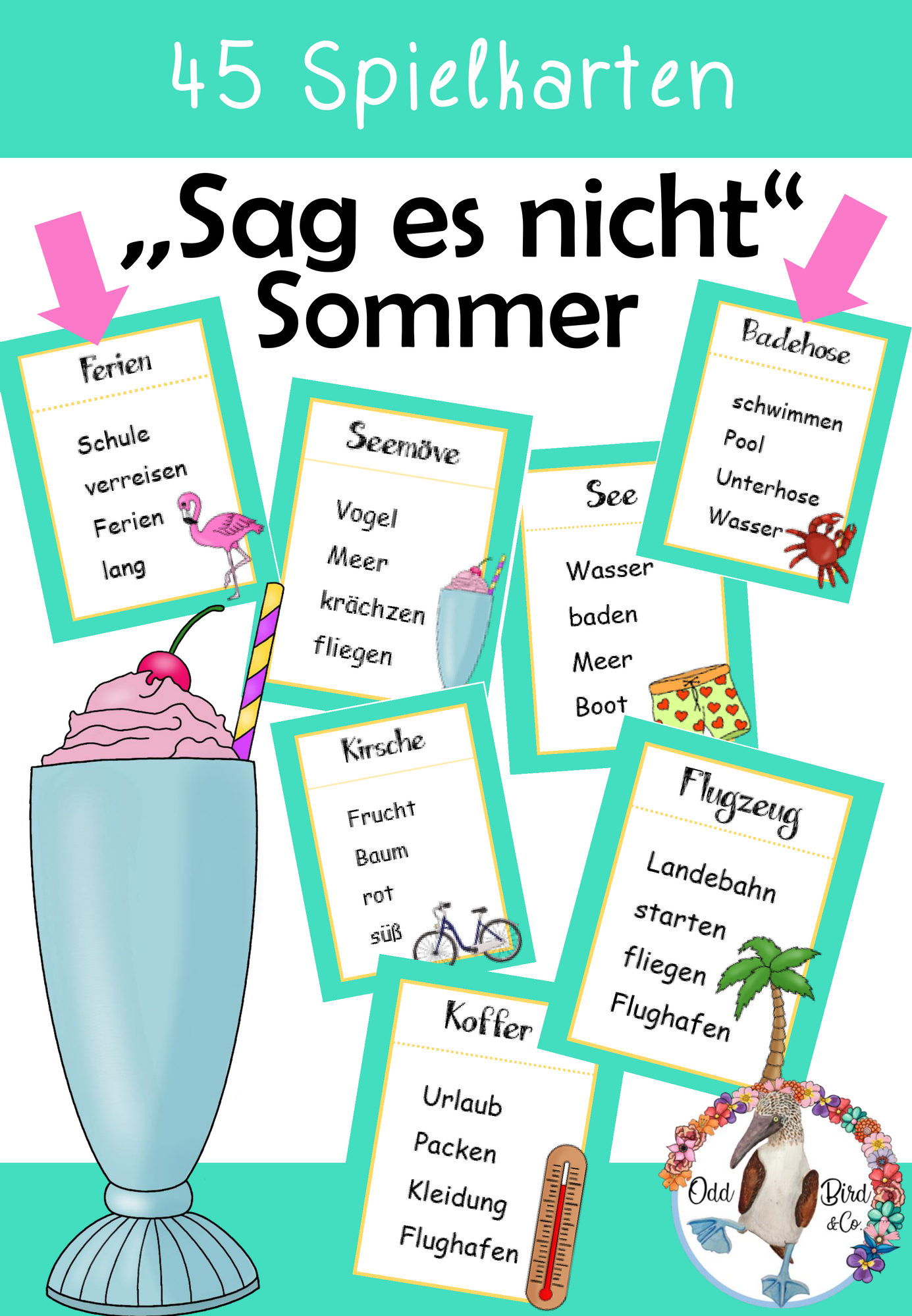 Sommer ,,Sag es nicht "- Spiel – Unterrichtsmaterial im Fach ...