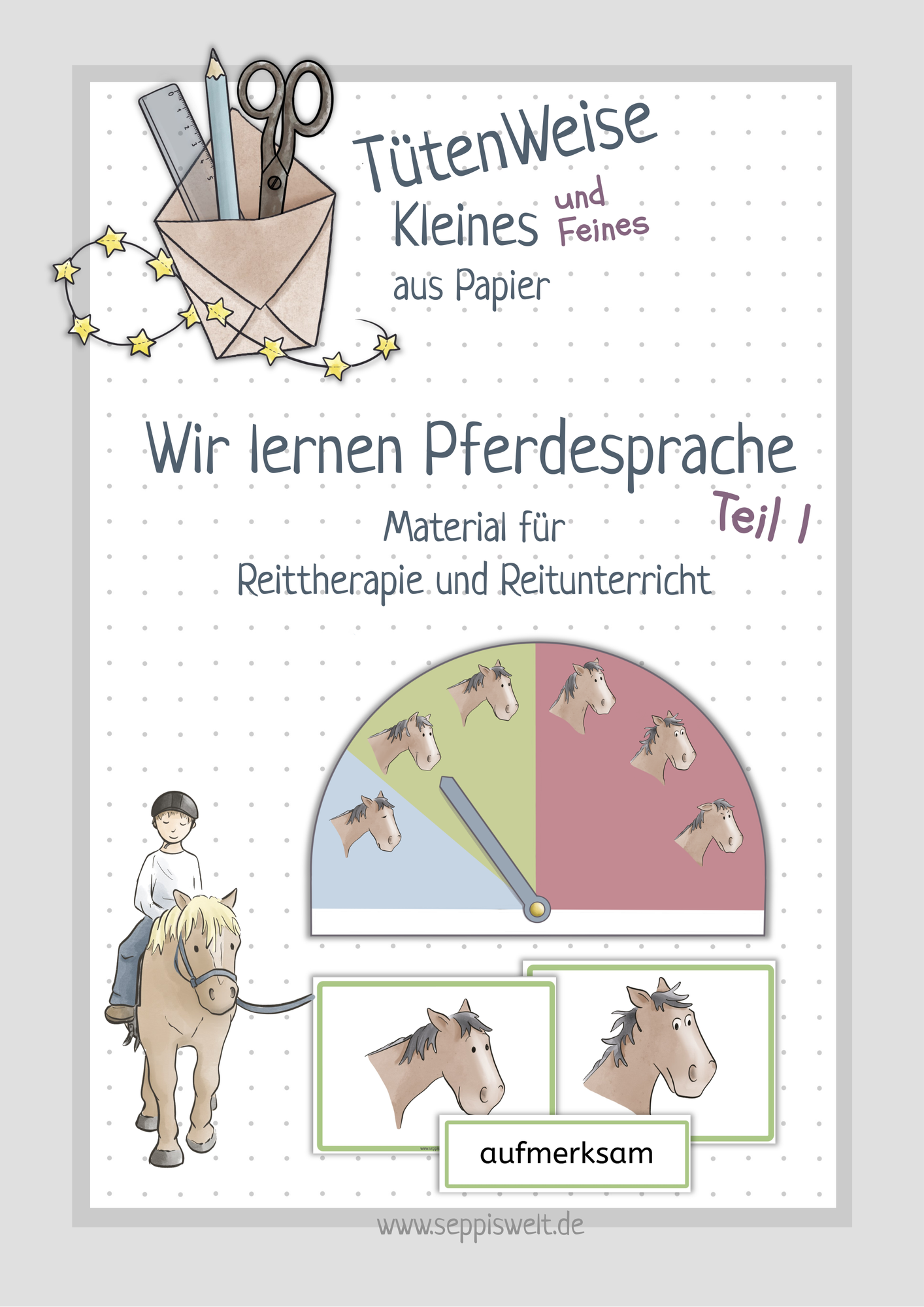 Wir lernen Pferdesprache Teil 1 - Material für Reittherapie und ...