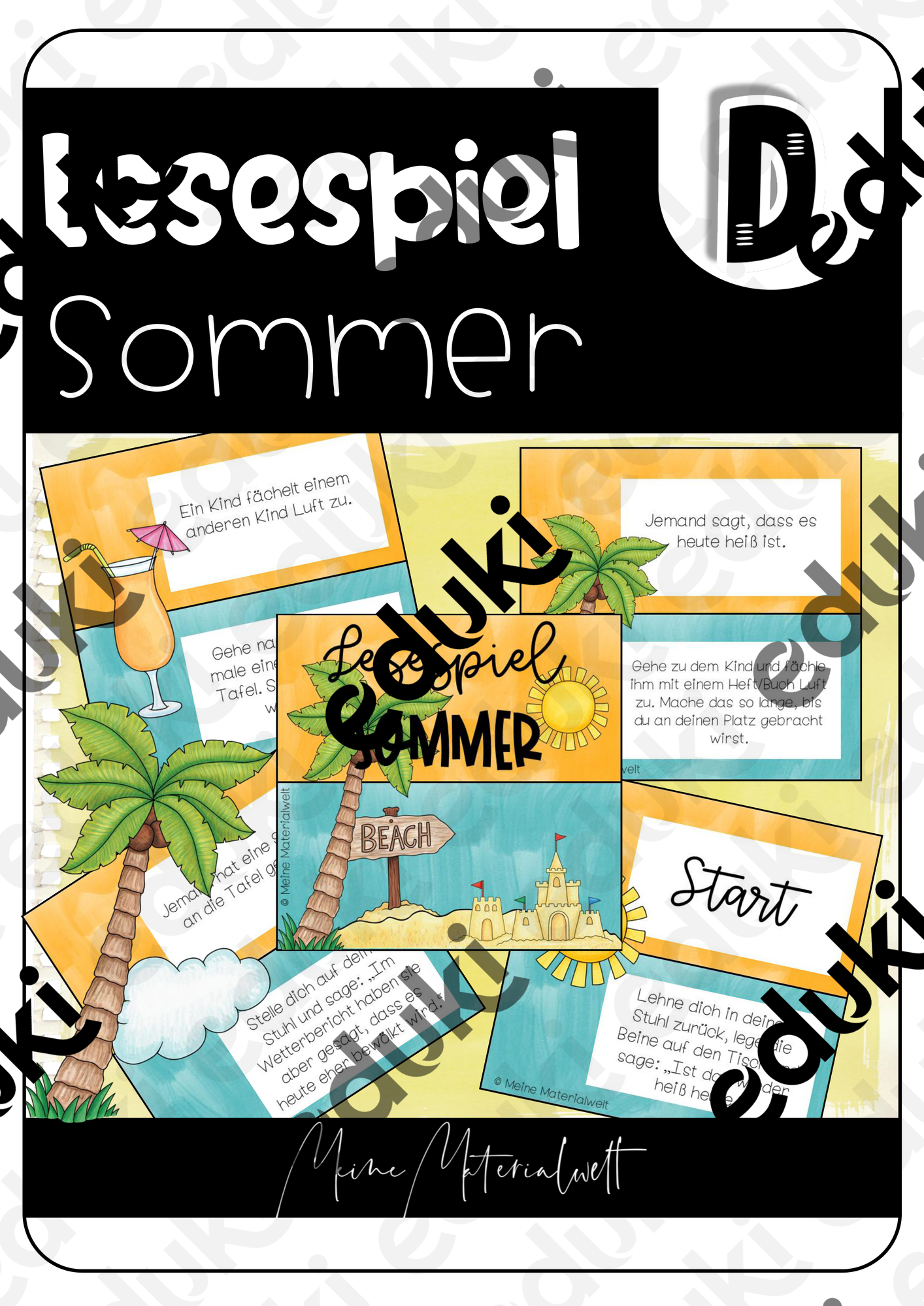 Lesespiel Sommer – Unterrichtsmaterial im Fach Deutsch