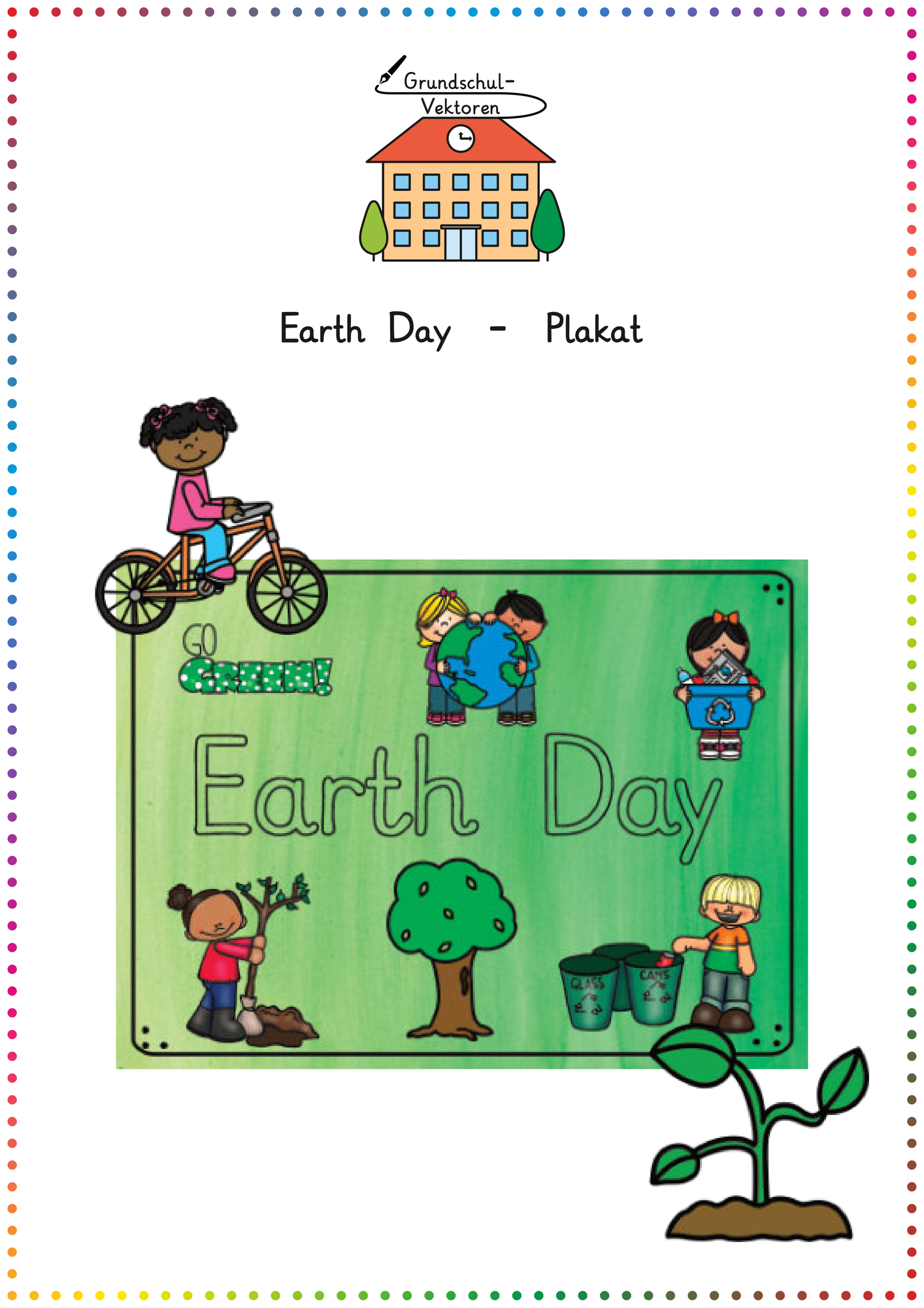 *FREEBIE*: Environment / Earth Day (Plakat) - Englisch - Kl. 3/4 ...