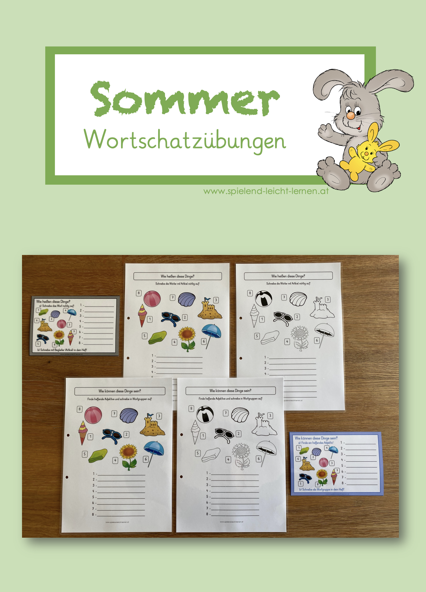 Wortschatz SOMMER – Unterrichtsmaterial in den Fächern ...