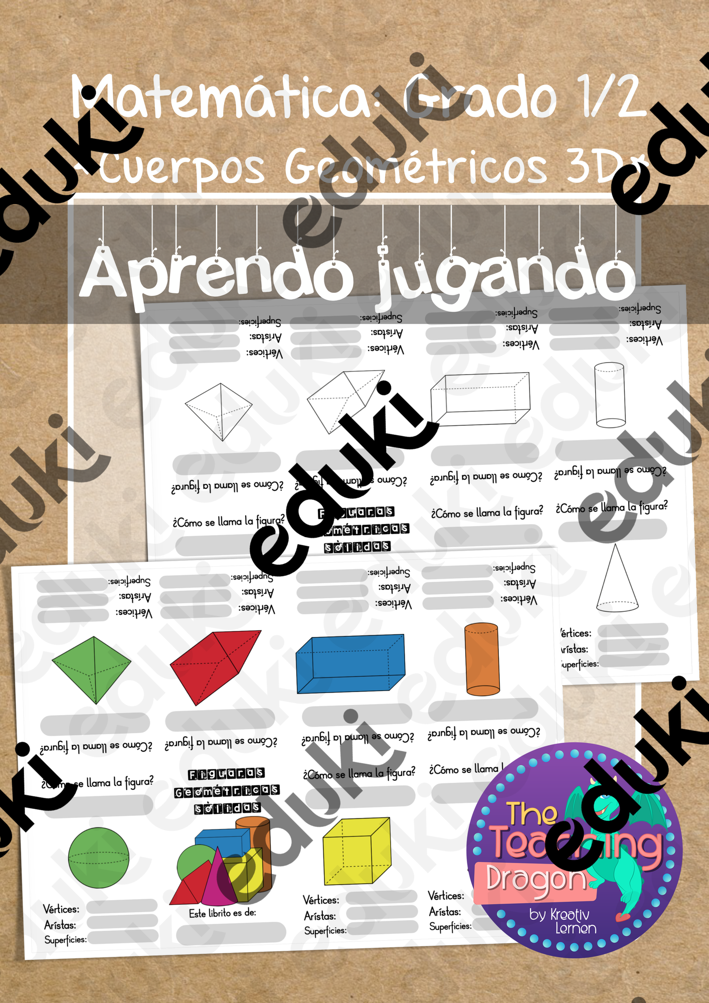 Matemáticas: Las figuras sólidas geométricas - mini libro - material de ...
