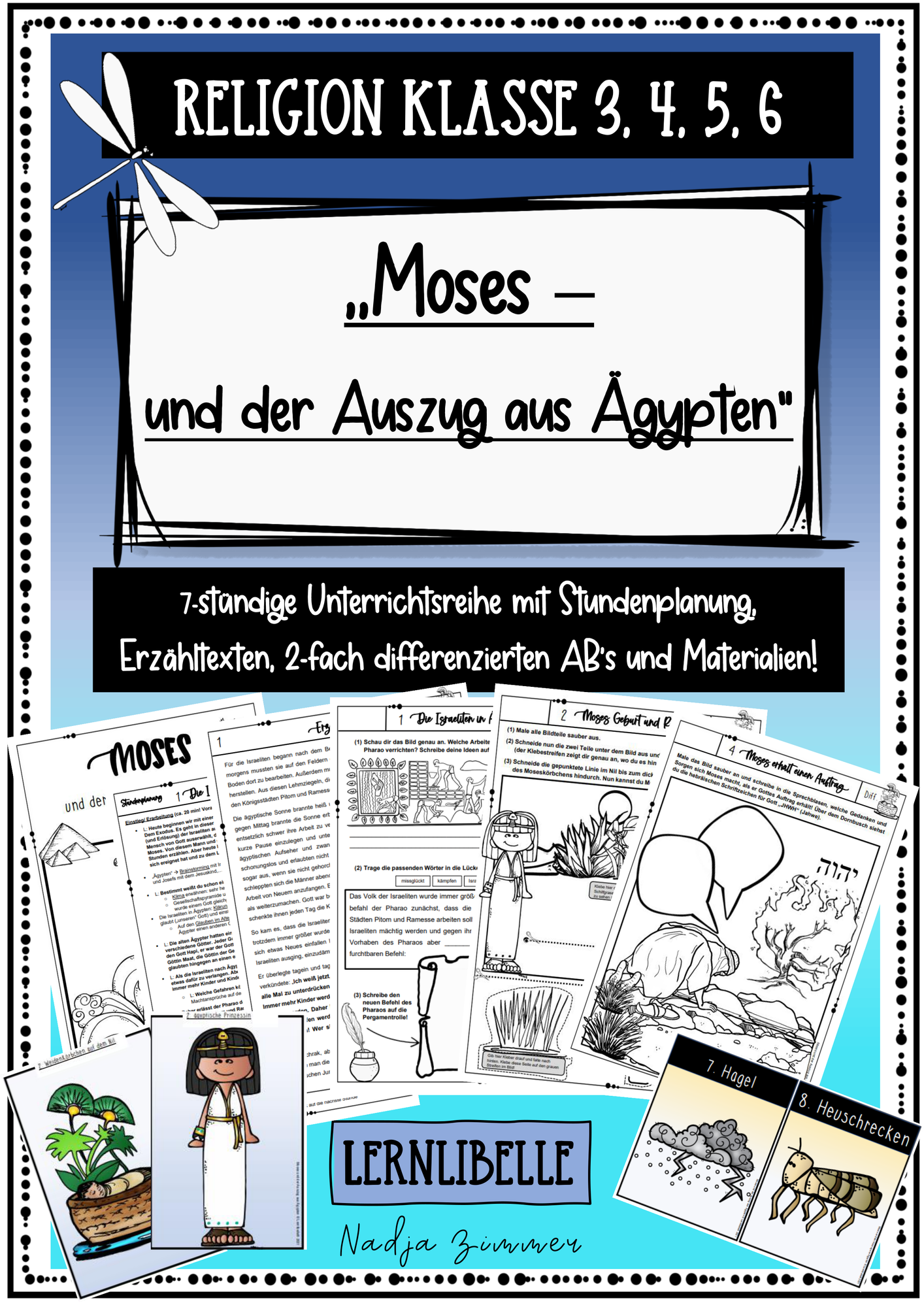 Moses und der Auszug aus Ägypten, komplette Unterrichtsreihe ...